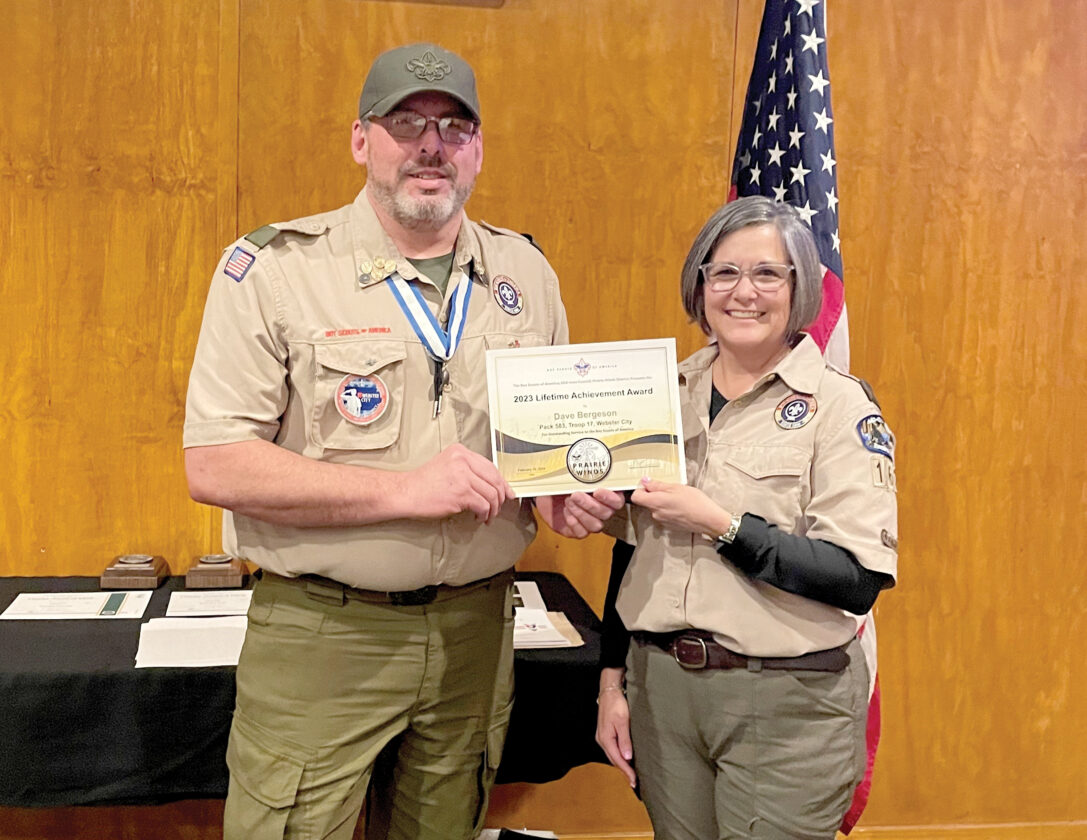 Bergeson honored for Lifetime Achievement in service to Scouts | News ...